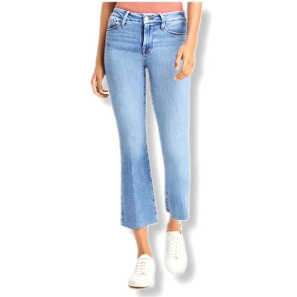 Frame Denim | Jeans | Frame Denim Le Crop Mini Boot Denim Raw Hem Jeans ...